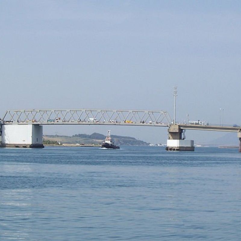 Bizerte Bridge - Road bridge in Bizerte Governorate, Tunisia.