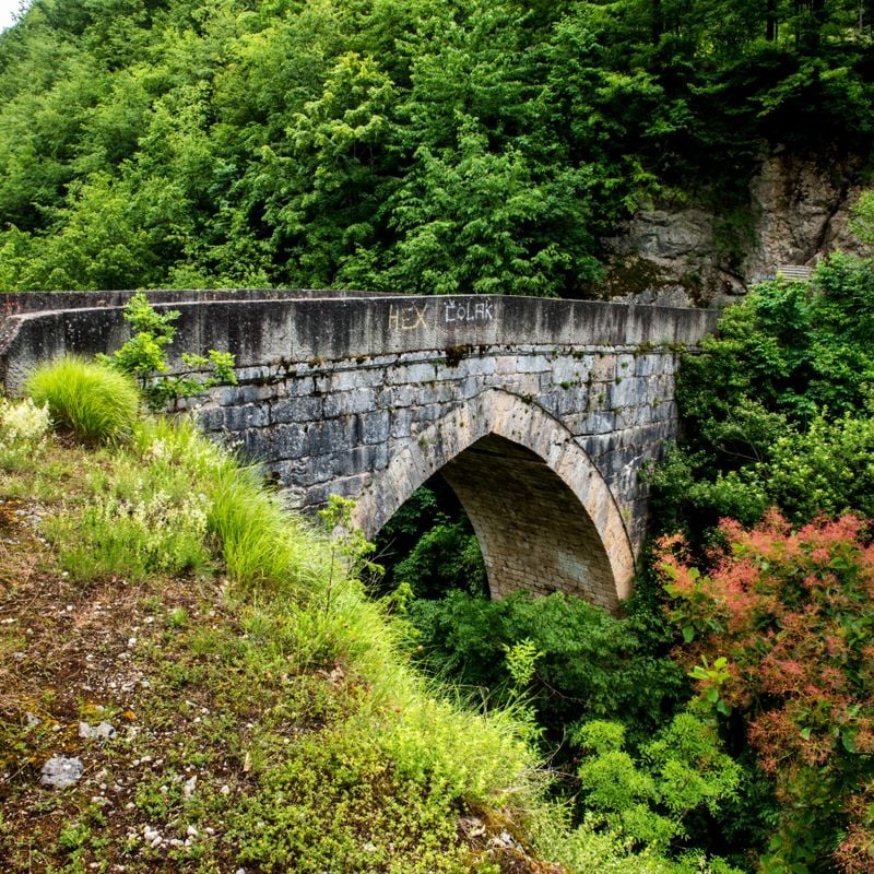 Bridge over Žepa river - Ottoman stone arch bridge in Rogatica, Bosnia ...