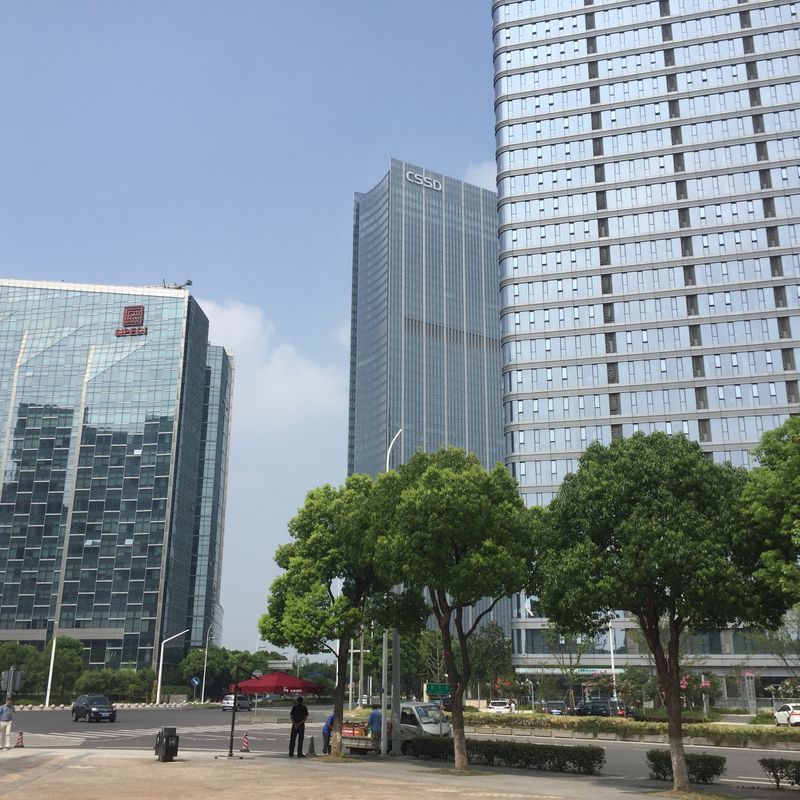 Suzhou Dushu Lake Higher Education Town - Onderwijsdistrict bij het ...