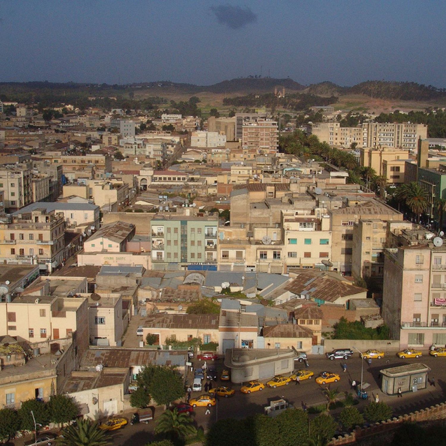 Asmara - Capital nacional a 2325 metros en Eritrea