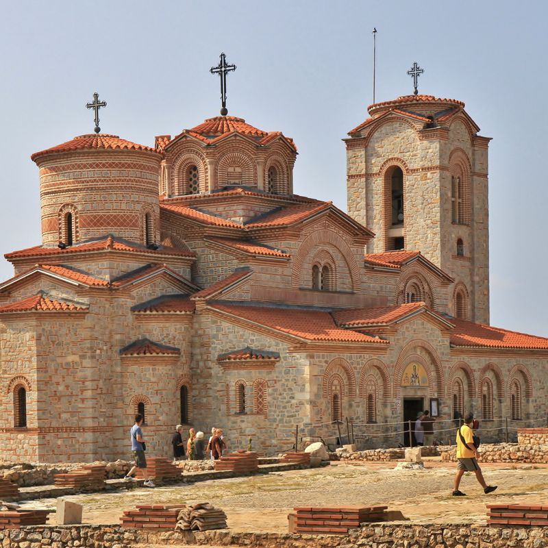 Monastère Saint-Pantaleimon d'Ohrid - Monastère byzantin sur la colline ...