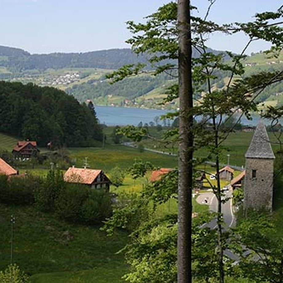 Ägerisee - Glacial lake in Zug, Switzerland
