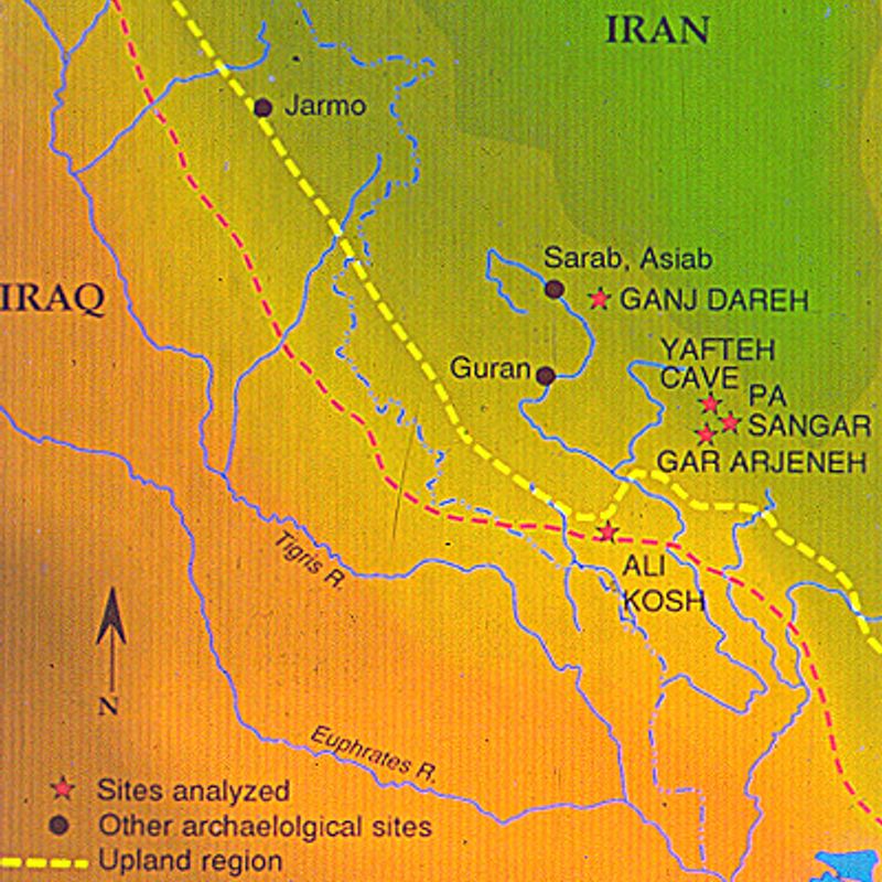 Ali Kosh - Archaeological mound in Dehloran, Iran.