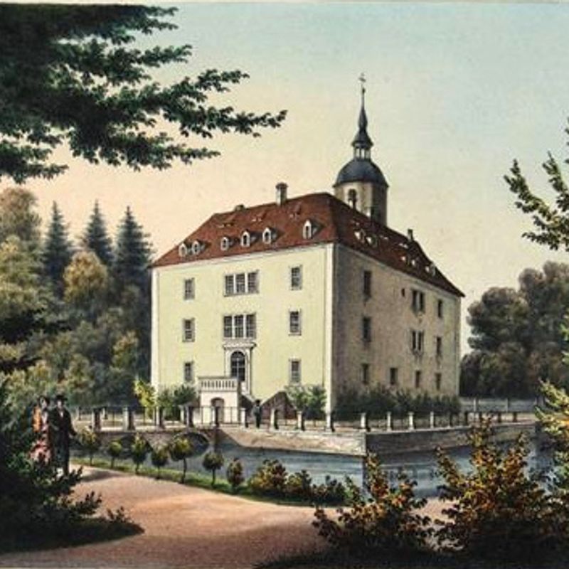 Schloss Seerhausen - Historisches Wasserschloss in Stauchitz, Deutschland