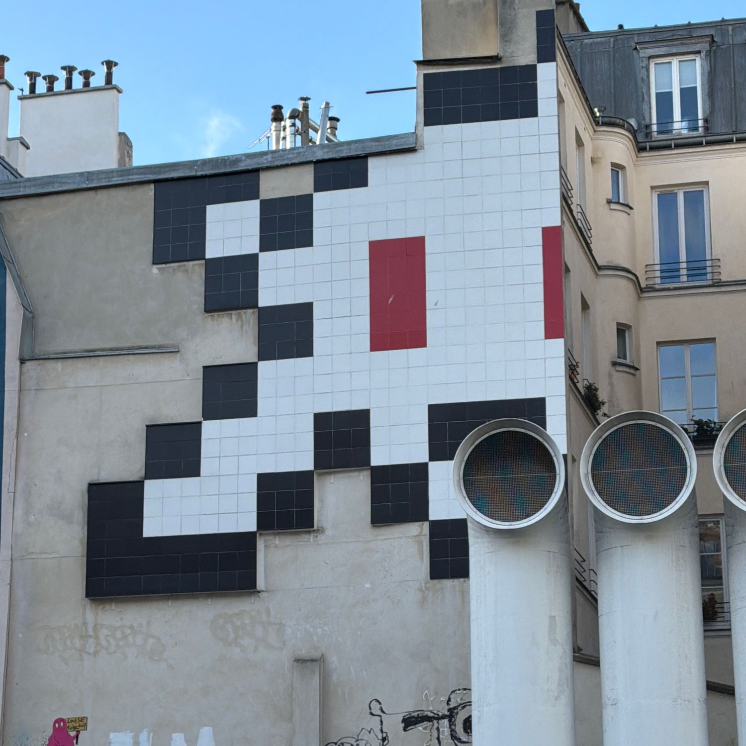 PA_1432 'XXL' - Mosaïque Space Invader en format XXL à Paris, France