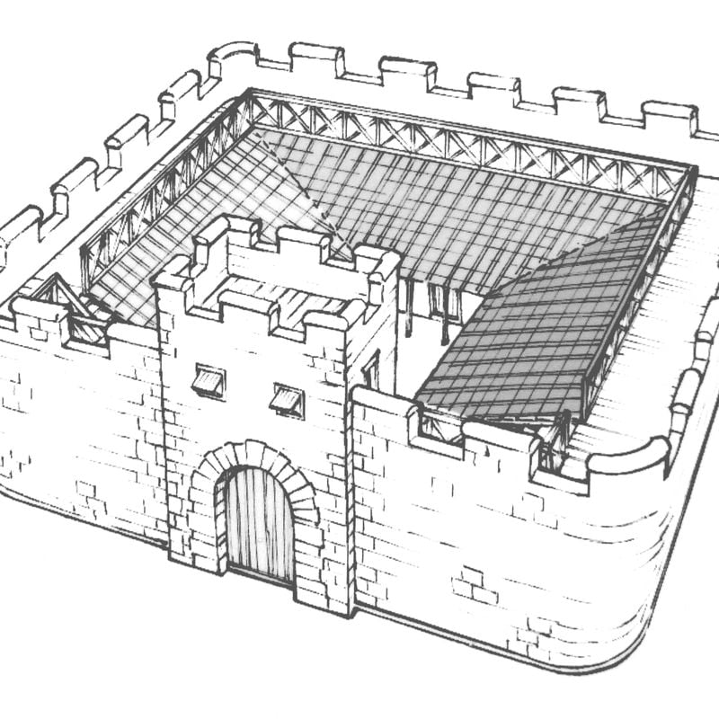 Seitzenbuche Roman fortlet - Roman fortlet in Schloßau, Germany