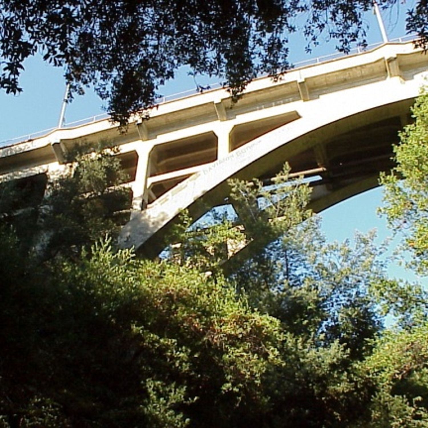 Leimert Bridge - Cement and steel arch bridge in Oakmore neighborhood ...