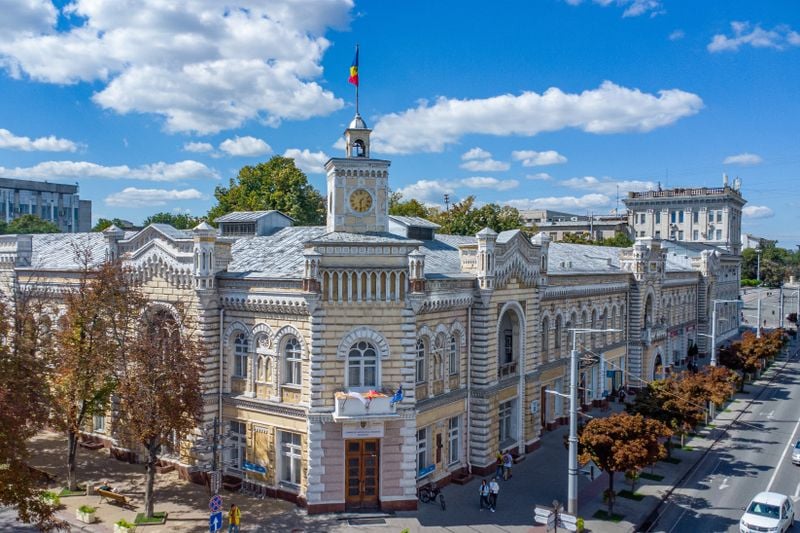 Chișinău - Ville capitale en Moldavie centrale