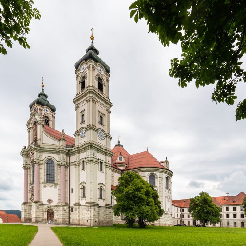 Basilika Ottobeuren - Iglesia abadía benedictina en Ottobeuren, Alemania.