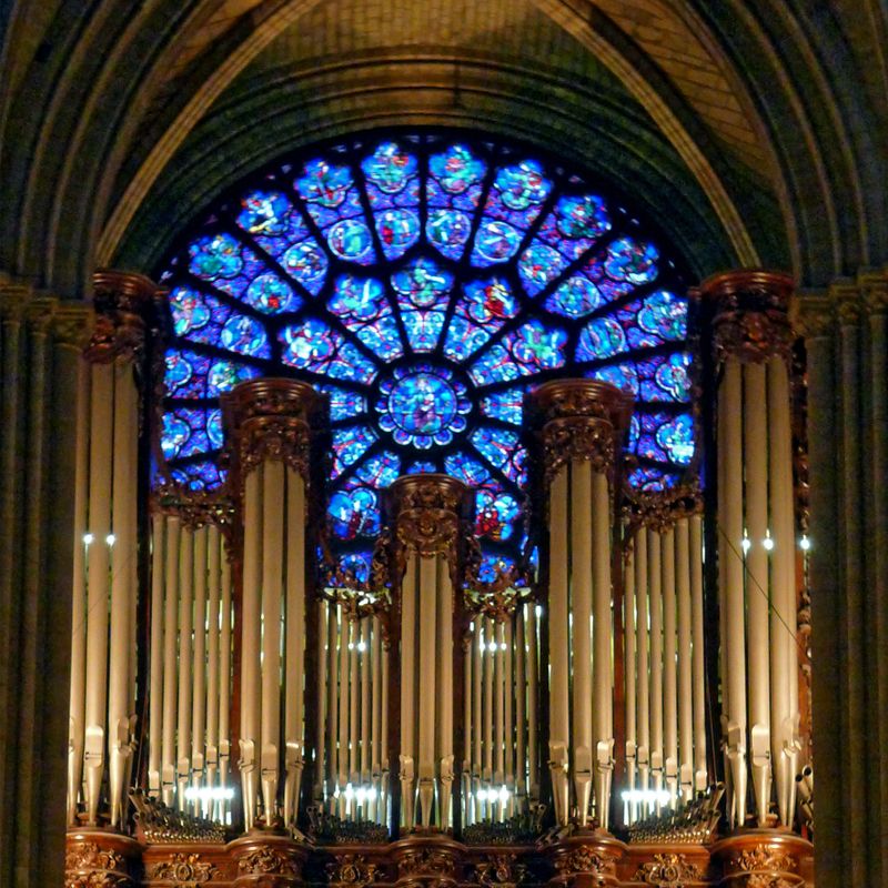 Grand orgue de Notre-Dame de Paris - Orgue à tuyaux dans la cathédrale ...