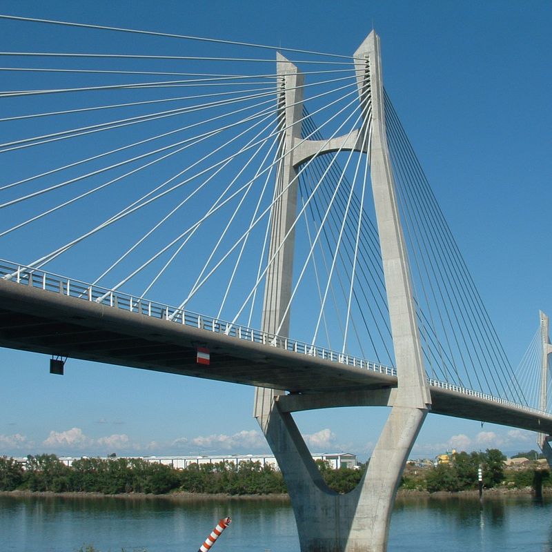 Pont de Tarascon-Beaucaire - Road bridge spanning Rhône River between ...